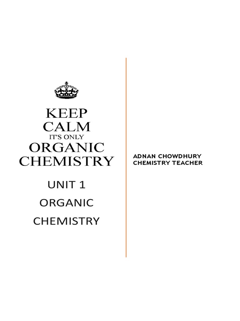 Unit 1 Organic Chemistry Pdf Download Free Pdf Cracking Chemistry