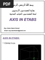 Etabs Local Axes Shell | PDF | Cartesian Coordinate System | Rotation