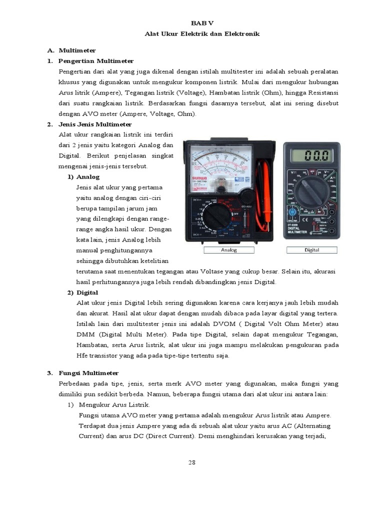 Alat Ukur Elektrik | PDF