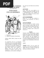 GUIA PARA LA HORA SANTA ANTE EL SANTISIMO. Enero 2023 | PDF | eucaristía | María, madre de Jesús