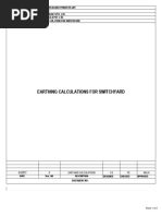 IEEE 80 Earthing Design Calculations | PDF | Steel | Stainless Steel