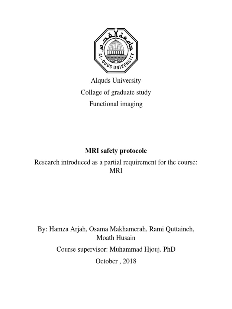 Comprehensive Guide to MRI Safety Protocols, Procedures, Exposure ...