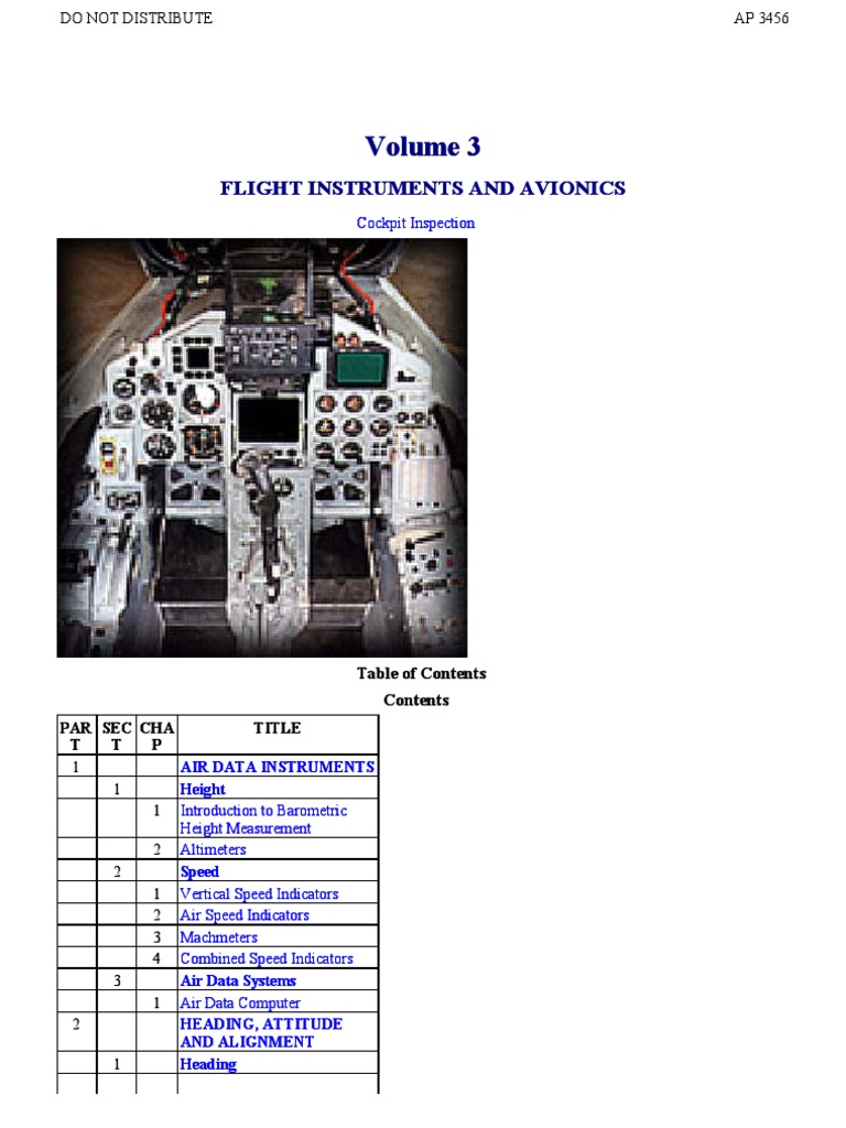 Complete Aircraft Flight Instruments Amp Avionics | PDF | Airspeed ...