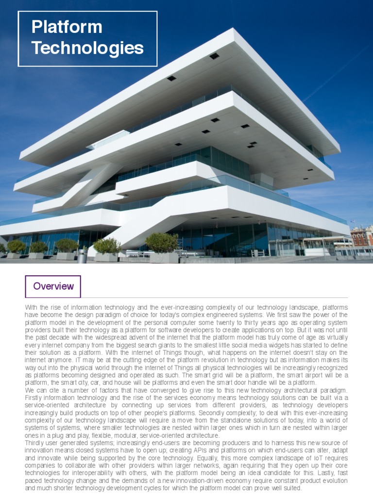 Platform Technologies PDF | PDF | Abstraction (Computer Science ...