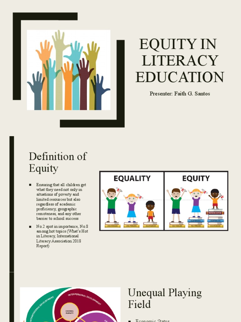 Equity in Literacy Education | PDF