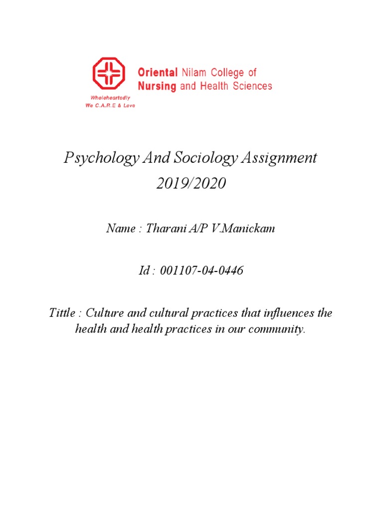 Psychology Assignment | PDF | Human Nose | Bloating