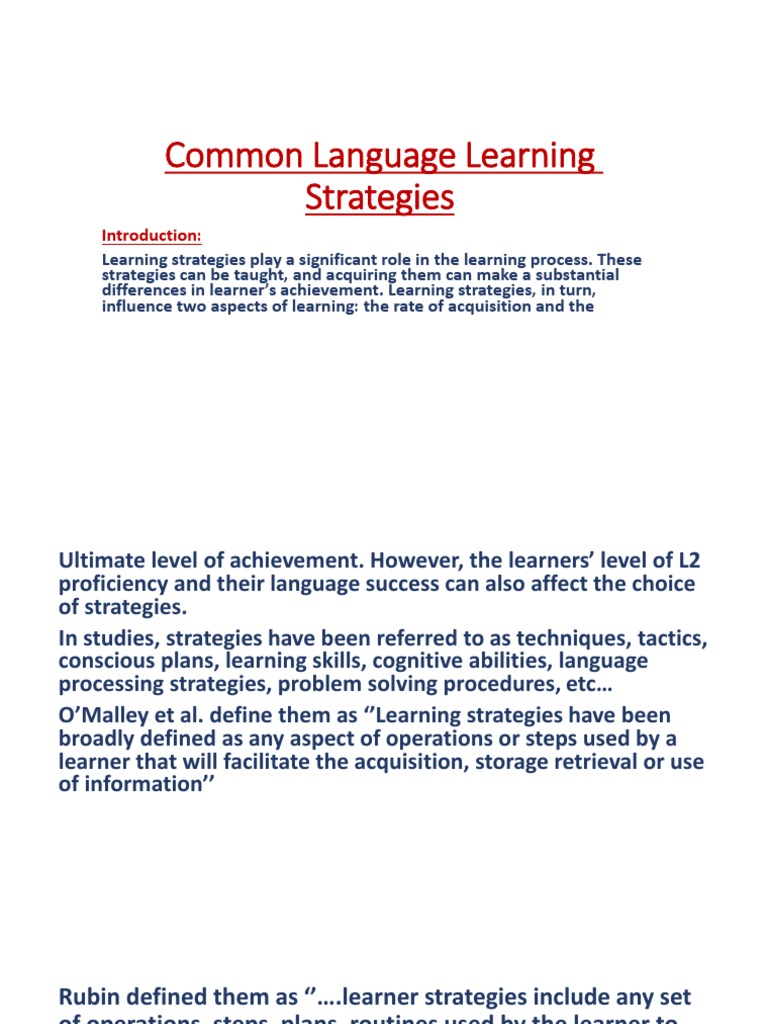 common-language-learning-strategies-pdf-language-acquisition-learning