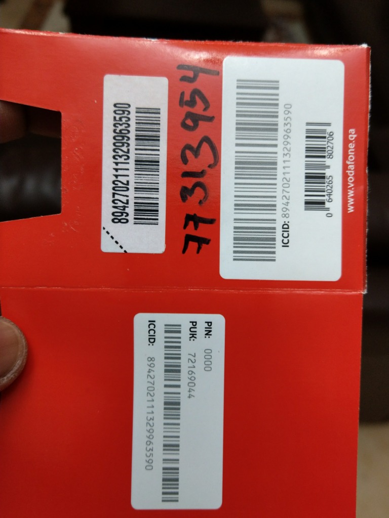 Vodafone PIN PUK PDF | PDF