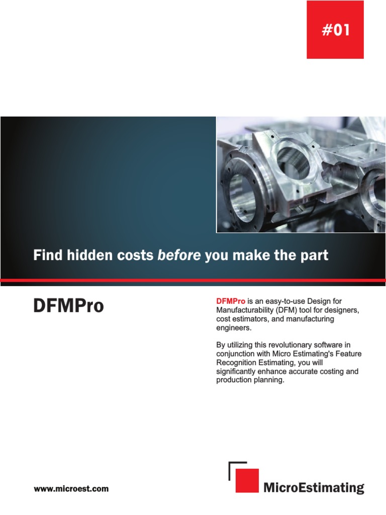 01 Microestimating DFM Pro | PDF | Sheet Metal | Economic Sectors