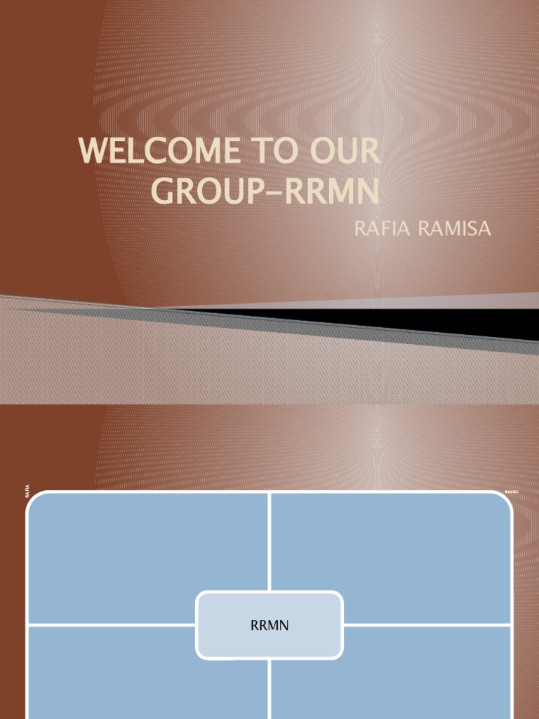 Welcome To Our Group-Rrmn. | PDF