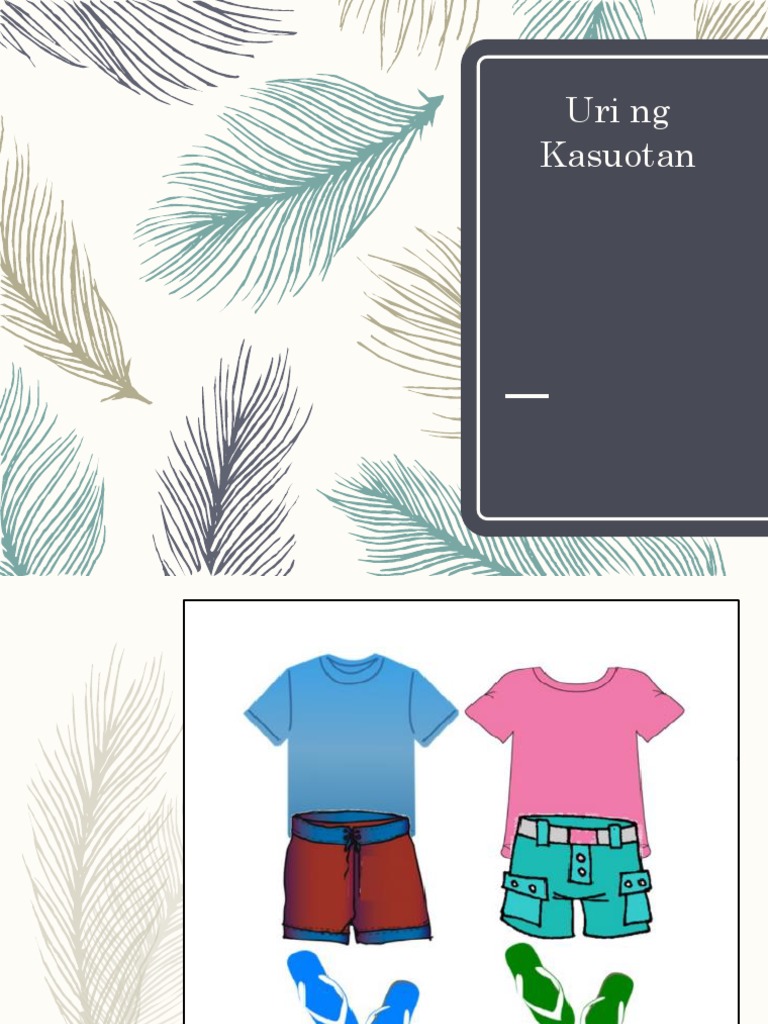 Uri NG Kasuotan | PDF