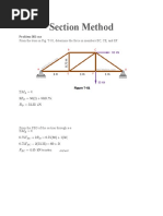 Method of Joints Solved Examples | PDF | Truss | Structural Engineering