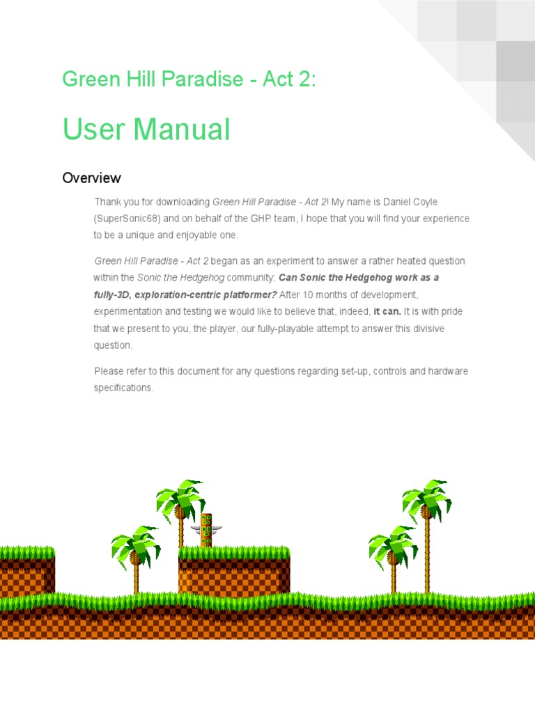 GreenHillParadise UserManual | PDF | Computing | Software