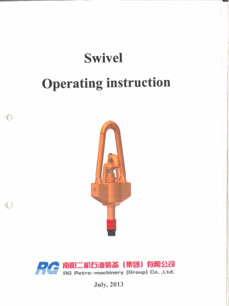 Swivel SL135 - Operation Manual | PDF