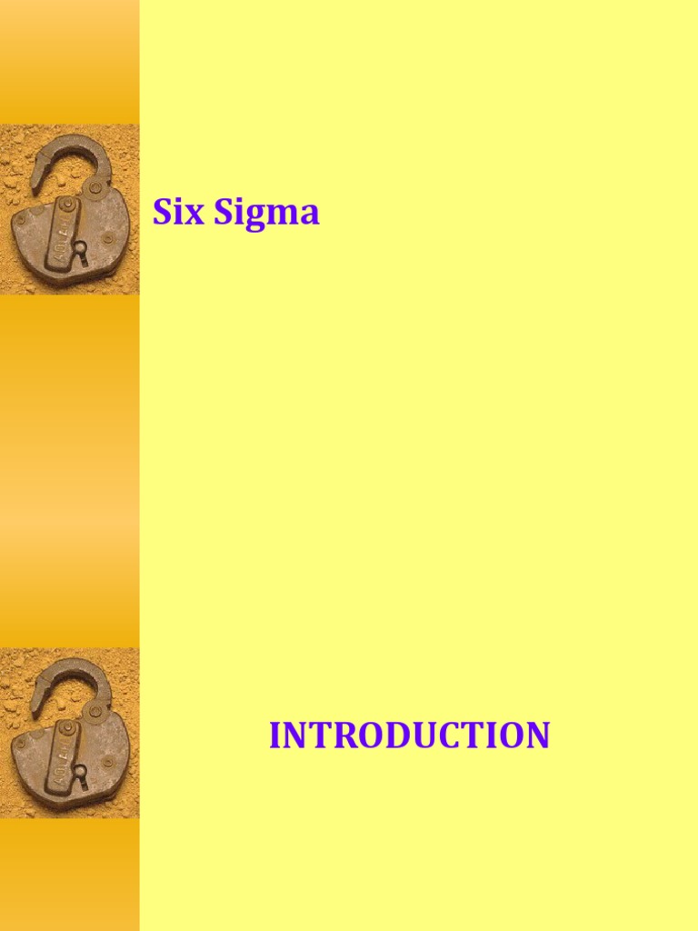Six Sigma | PDF | Six Sigma | Design For Six Sigma