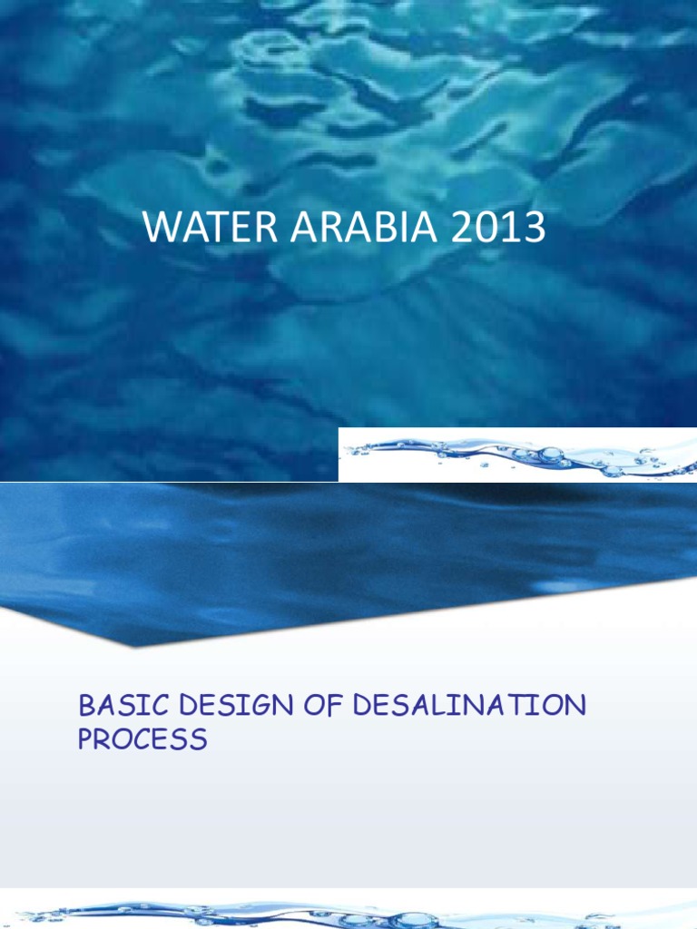 Basic Design of Desalination PDF | Download Free PDF | Desalination ...