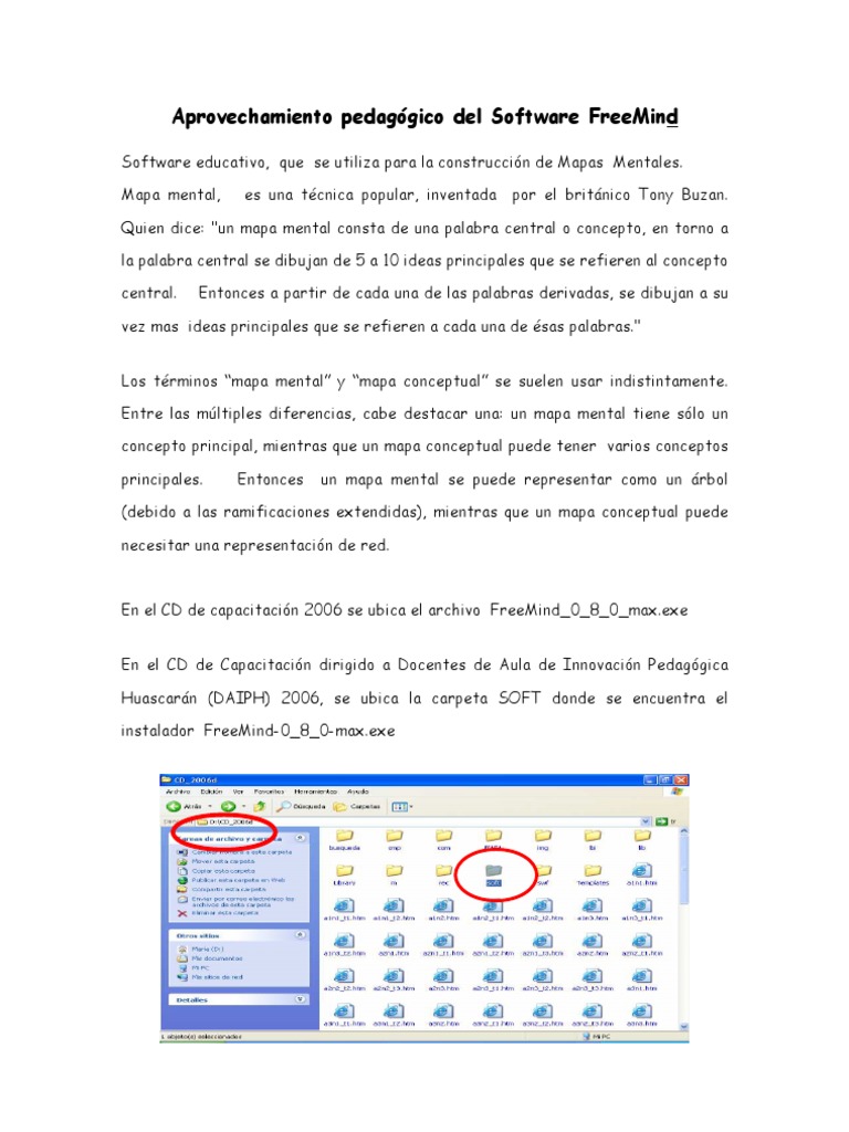Manual de FreeMind | PDF | Archivo de computadora | Informática