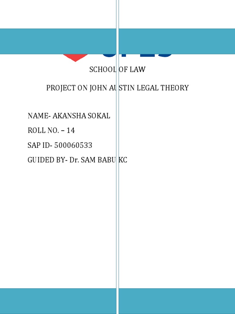 14, John Austin Legal Theory | PDF | Sovereignty | Jurisprudence