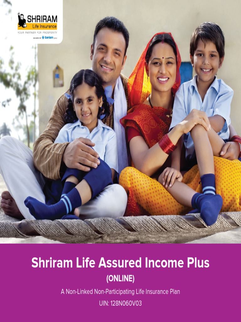 Brochure Shriram Assured Income Plus Online | PDF | Insurance | Life ...