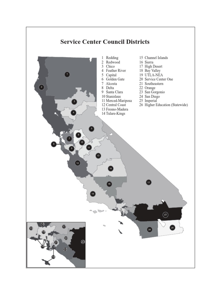 Cta Service Center Council Districts Map | PDF | West Coast Of The ...