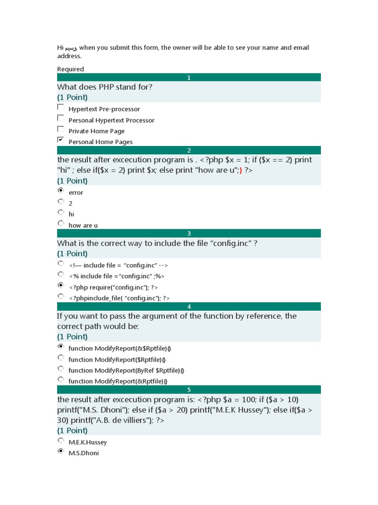 PHP Final | PDF | Php | Subroutine