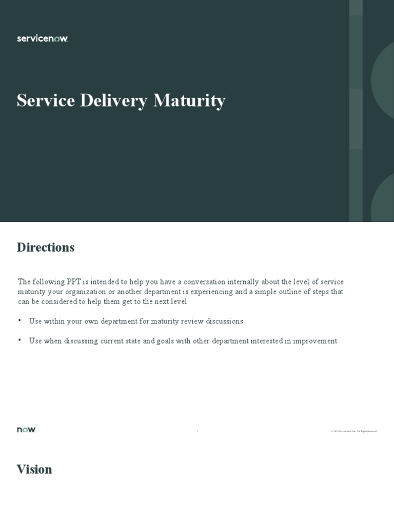 Service Delivery Maturity | PDF | Workflow | Automation