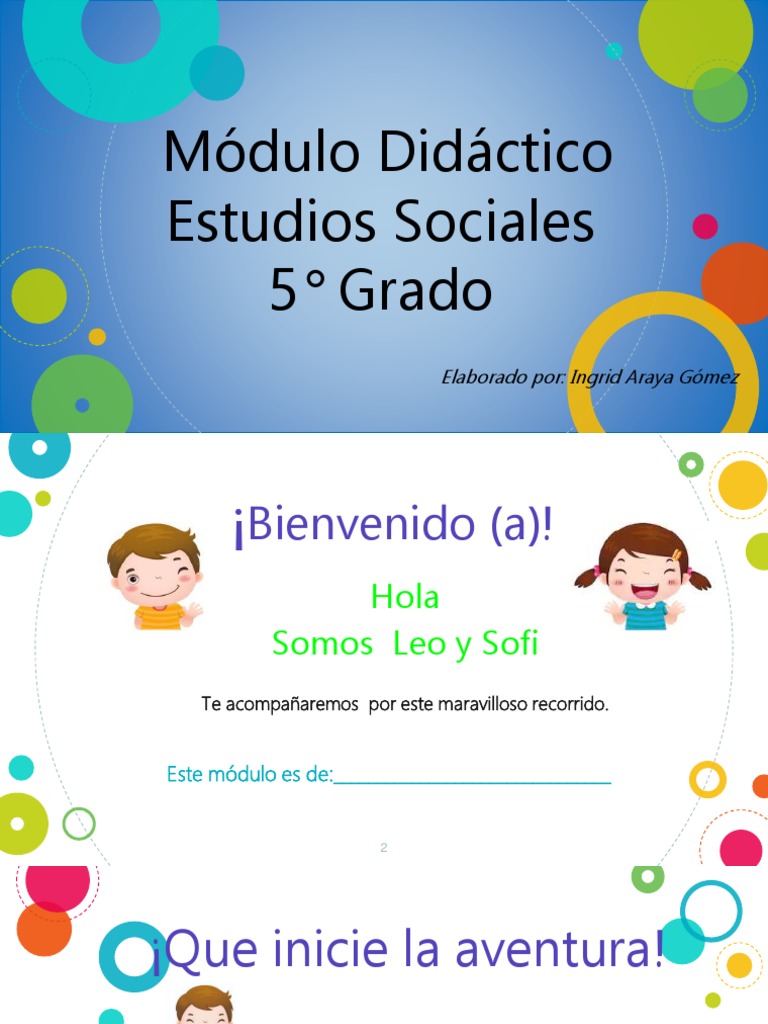 Módulo Quinto Grado I Periodo PDF | PDF | Costa Rica