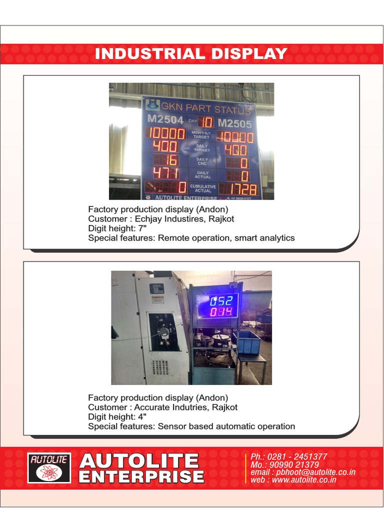 Autolite Autolite Autolite: Industrial Display | PDF | Computing | Computing And Information ...