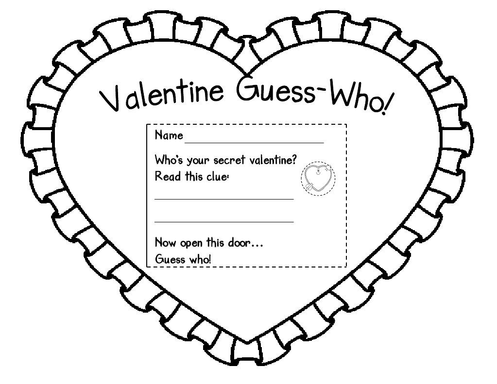 Secret Valentine Guess Who Game | PDF