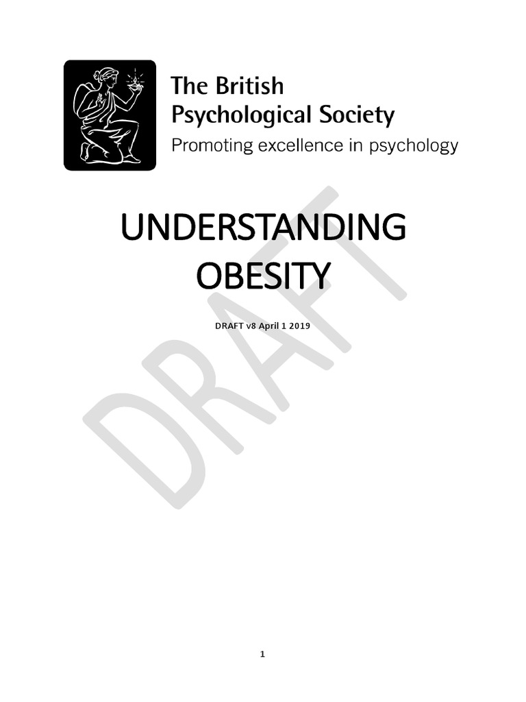 Understanding Obesity Draft Report | PDF | Obesity | Social Stigma