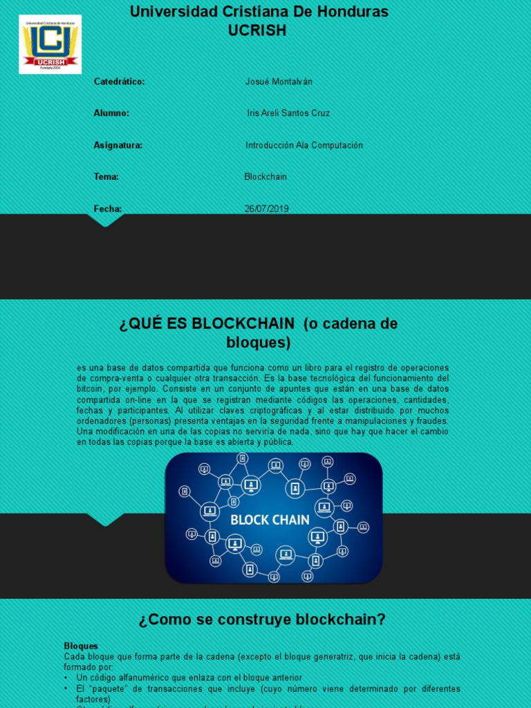 Presentación Blockchain Iris | PDF | Criptomoneda | Bitcoin