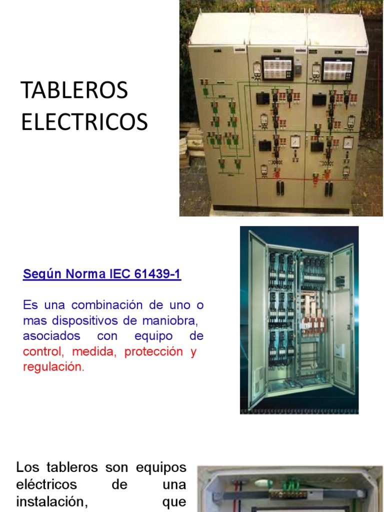 Manual de Instalación de Tableros Eléctricos | PDF | Relé | Electricidad