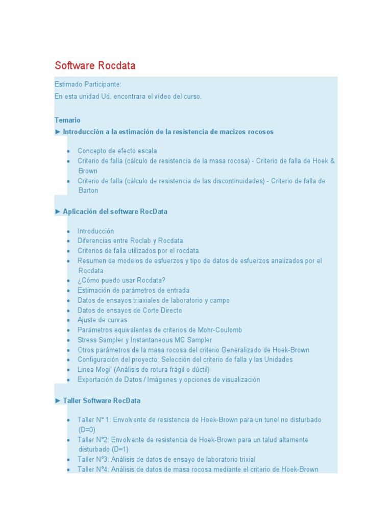 Software Rocdata | PDF