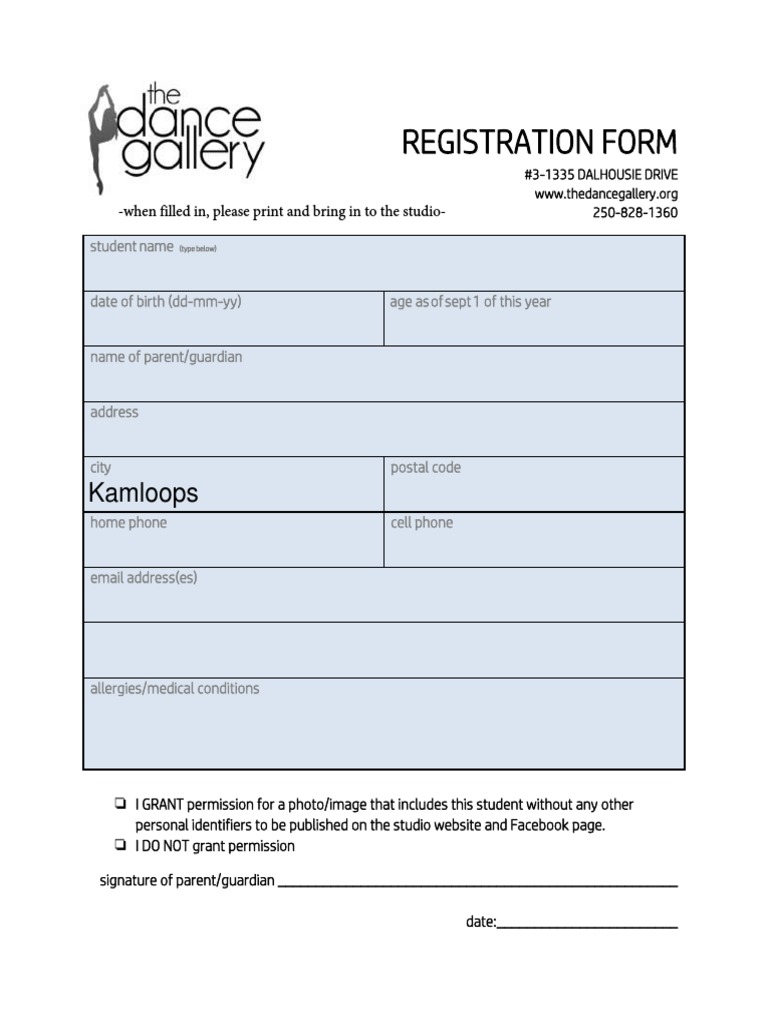 DG Registration Form 2020 | PDF