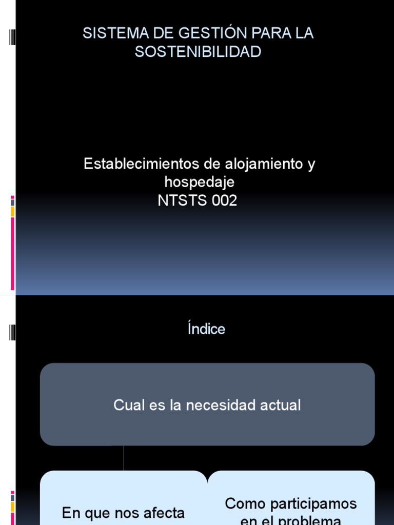 Diapositivas NTS 002 TS | PDF | Turismo | Sustentabilidad