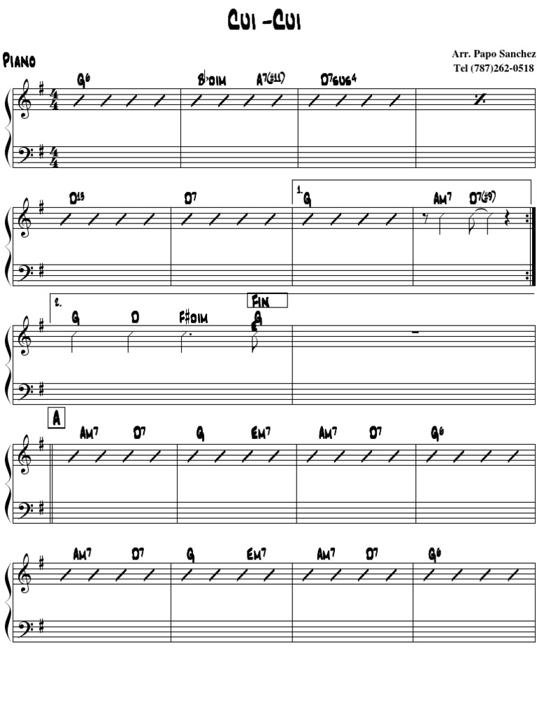 Piano Cui Cui PDF | PDF | Méthodes et références pédagogiques