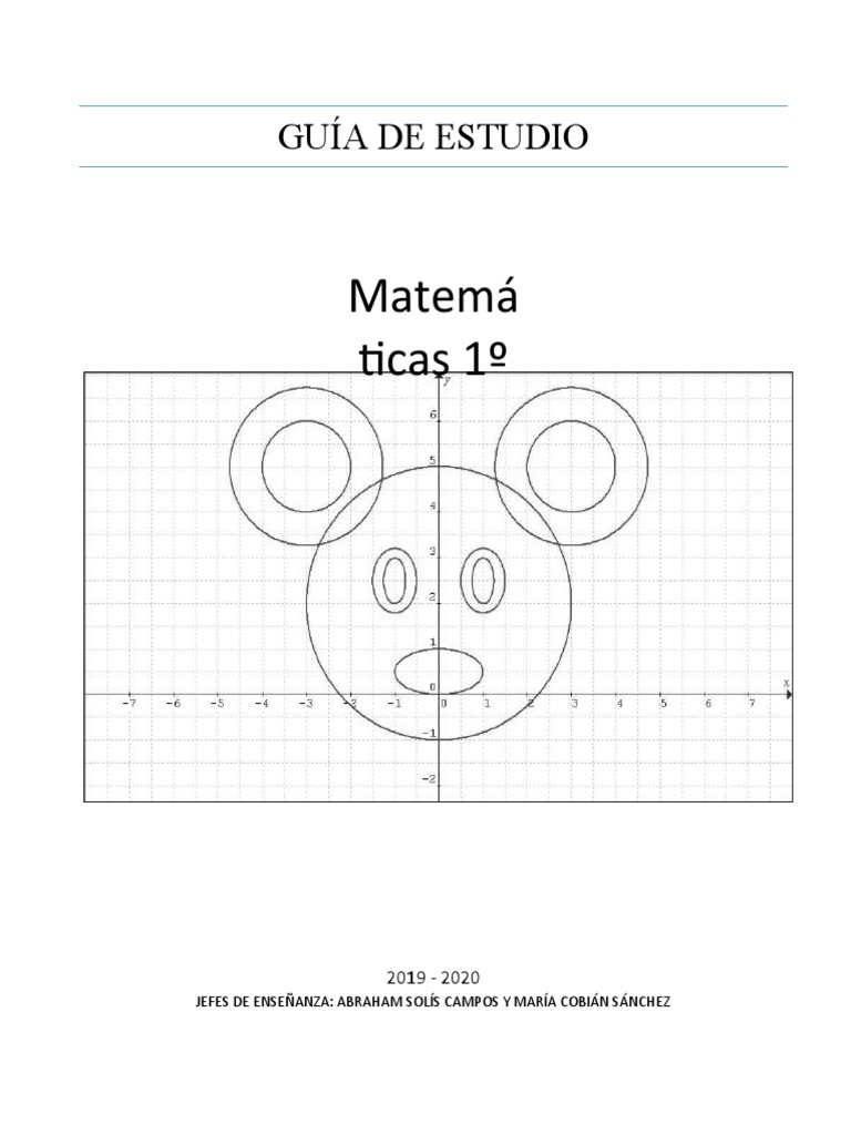 1er GRADO GUÍA DE ESTUDIOS MATEMÁTICAS SECUNDARIA | PDF | Entero ...