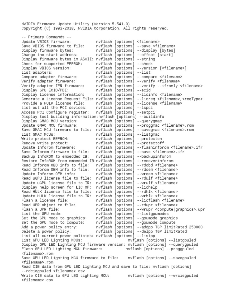 Nvflash | PDF | Microcontroller | Read Only Memory