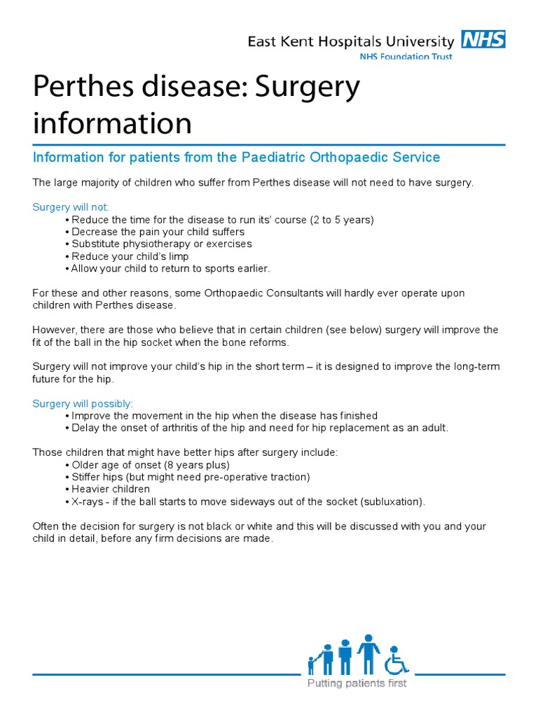 Perthes Disease - Surgery | Download Free PDF | Surgery | Medicine