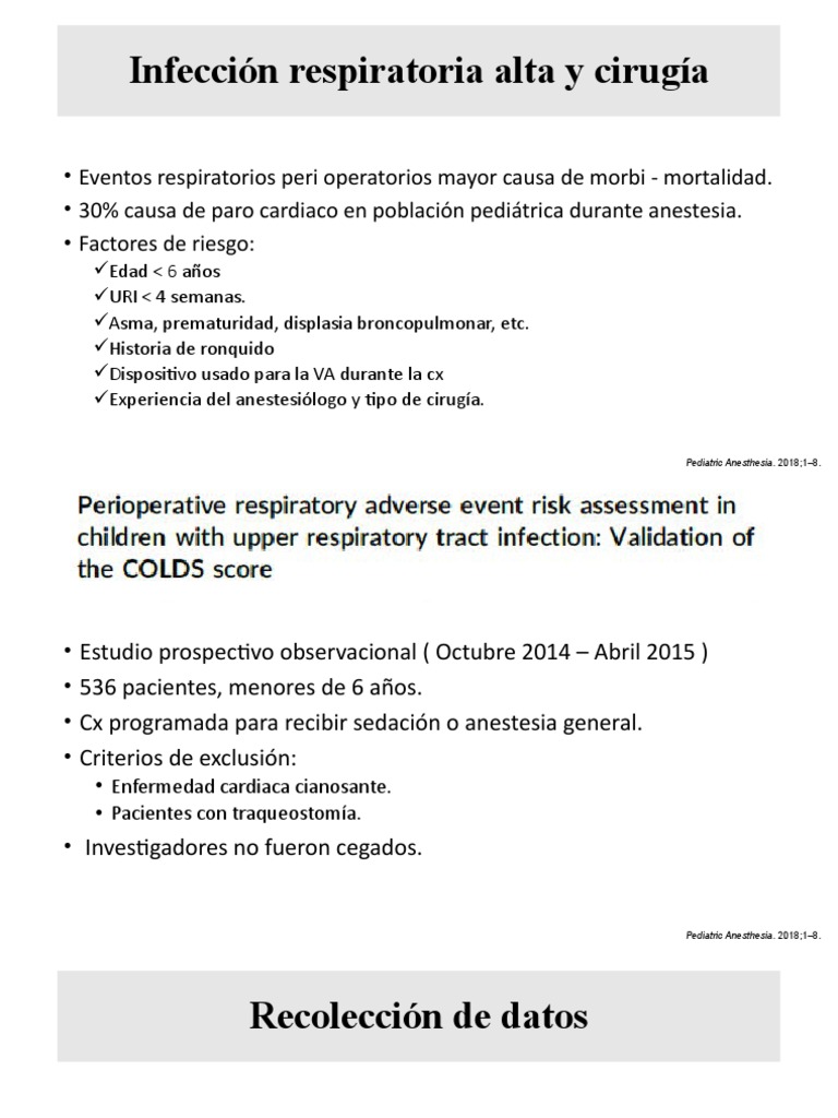 Analisis COLDS Score | PDF | Cuidado de la salud | Ciencias de la Salud