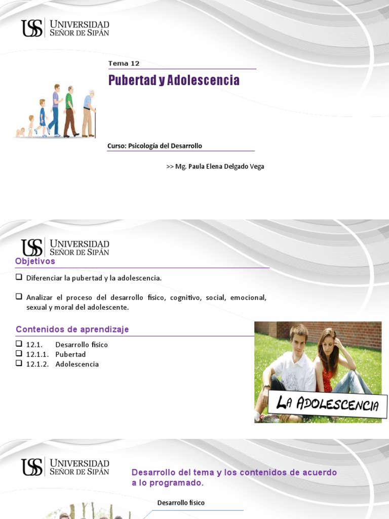 Pubertad y Adolescencia | PDF | Pubertad | Adolescencia