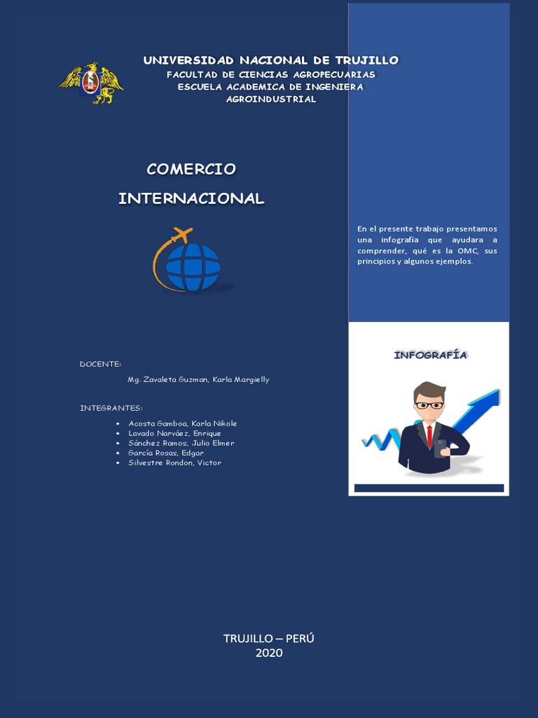 Infografía sobre la OMC y su Función | PDF | Organización de Comercio ...