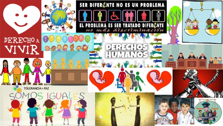 Collage Derechos Humanos. | PDF