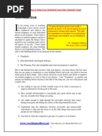 Coaching Philosophy for Basketball Success | PDF | Experiment | Goal