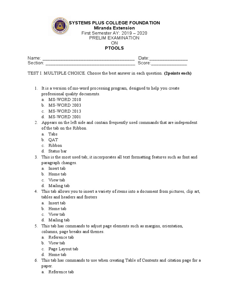 Systems Plus College Foundation Miranda Extension | Download Free PDF ...