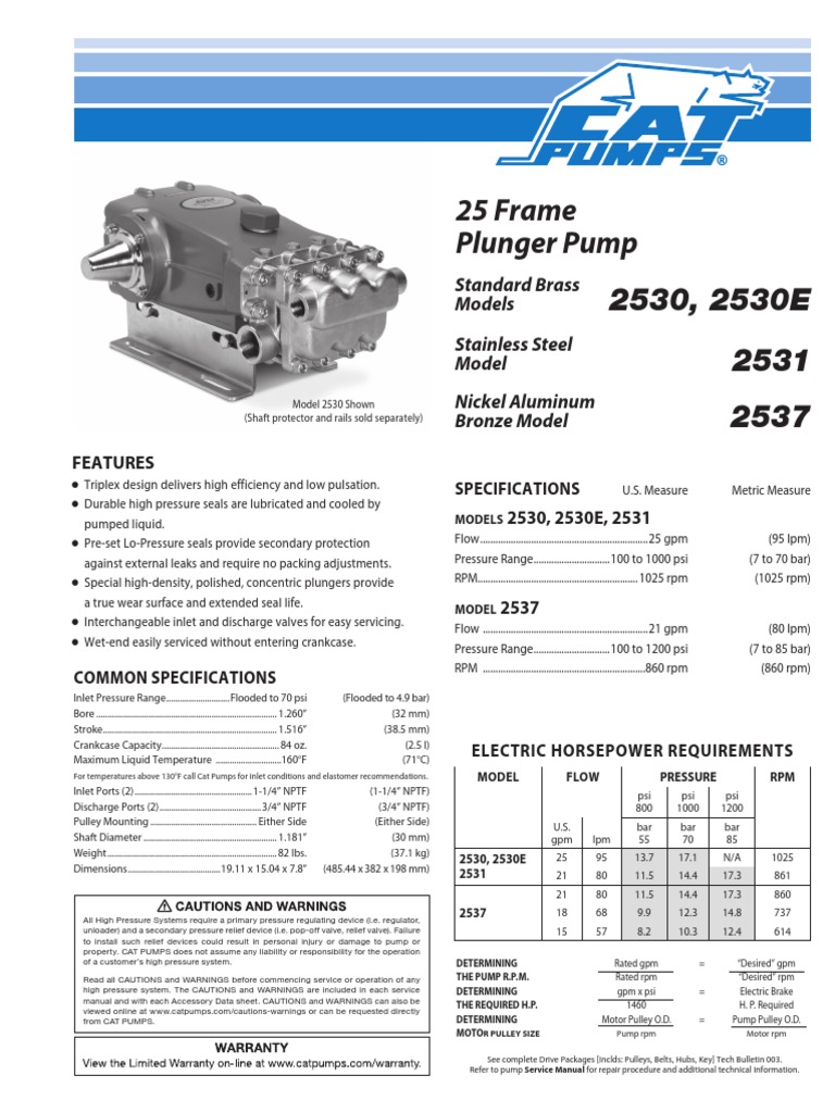 2530 G PDF | PDF | Pump | Materials
