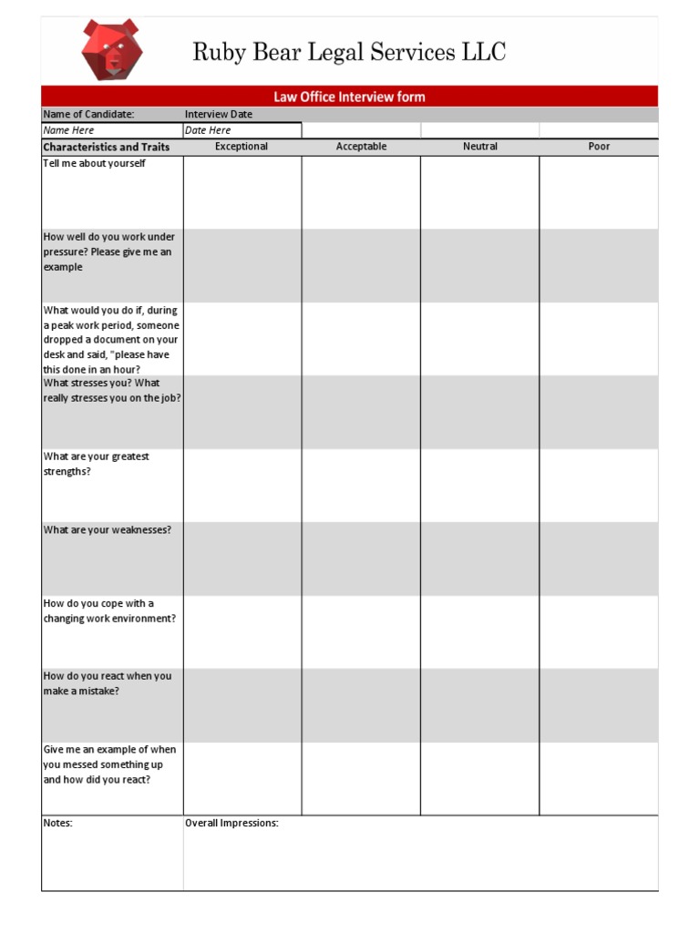 Interview | PDF | Paralegal | Deposition (Law)