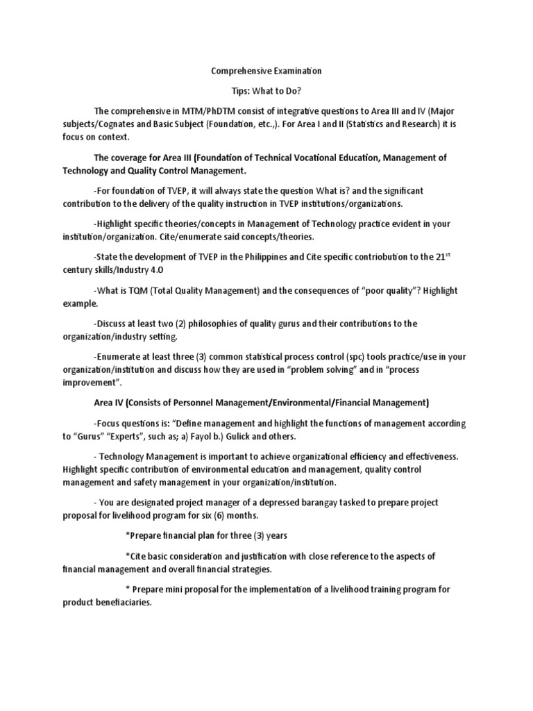 The Coverage For Area III (Foundation of Technical Vocational Education ...