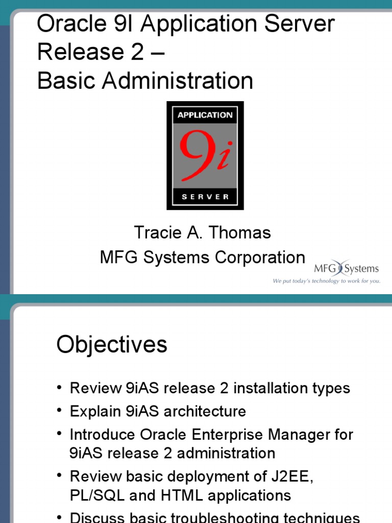 Oracle 9I Application Server Release 2 - Basic Administration | PDF | Web Application | Web Server