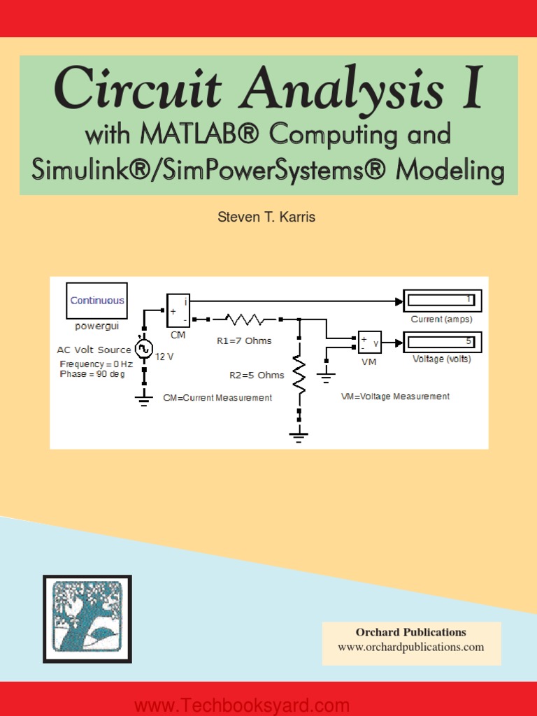 Circuit Analysis I With Matlab Computing And Simulink Simpower Systems Modeling Pdf Pdf